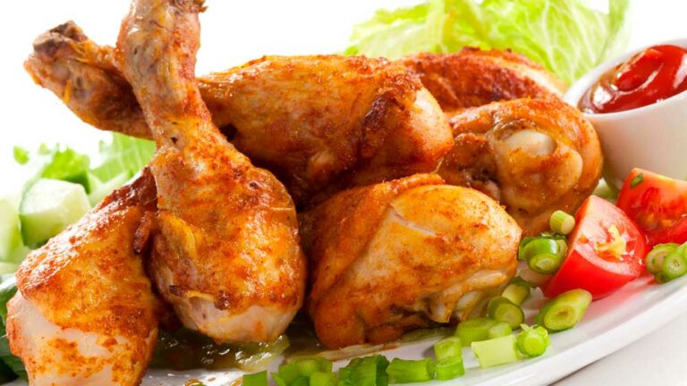 Muslos de pollo al horno ligeros » Trufaychocolate